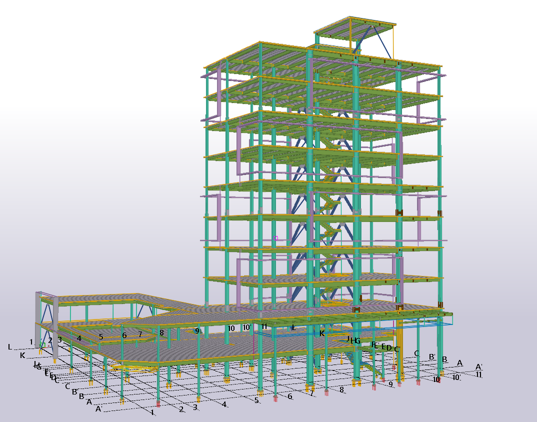 Tekla Structures é usado para a criação do projeto do Hotel Parque das ...